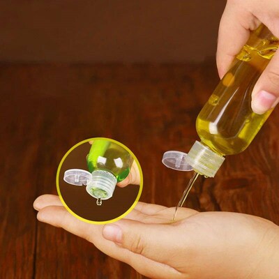 50pcs 20ml 30ml 50ml 100ml Plastic Squeeze Bottle with Flip