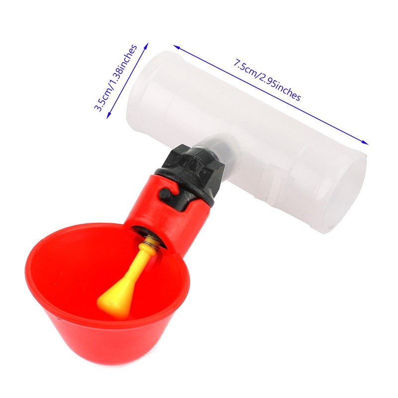 Areyourshop 4PCS Water Drinking Cups Chicken Watering Automa