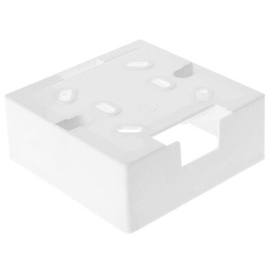 Wall Mounted Junction Box 适用于 Thermostat White Color Inst