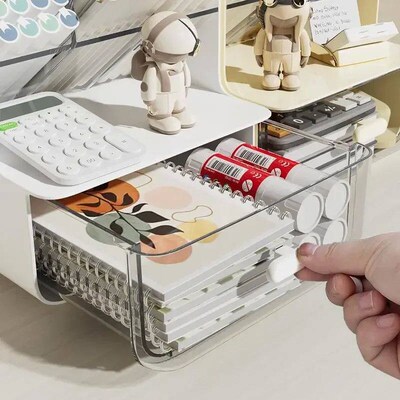 Large Capacity Slanted Pen Holder Desk Stationery Storage