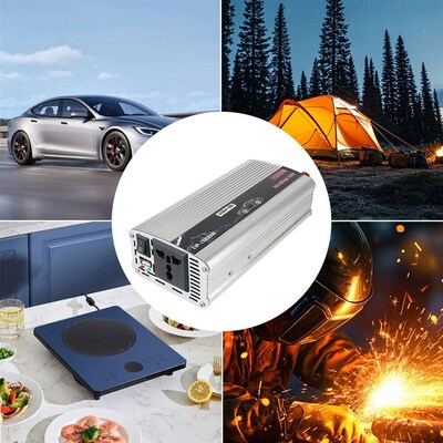 2000W Portable Vehicle-Mounted Household AC Converter DC 110