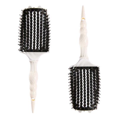White pointy tail Big Bend Comb High cranial top Bend Salon