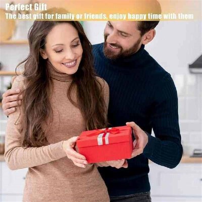 Bento Style Lunch Box With Snack Spinner Divided Lunch