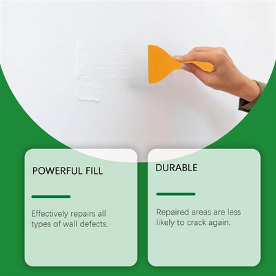 JUE FISH Wall Repair Putty - Quick-Drying DIY Home Repair Es