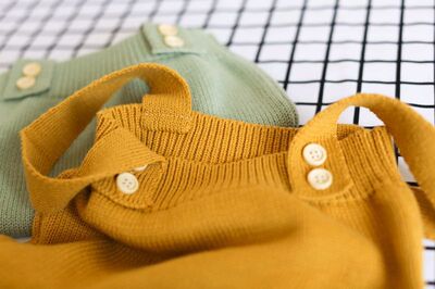 New  Baby Knitting Rompers Cute Overalls Newborn Baby Boys C