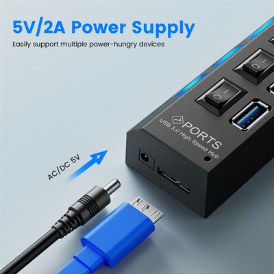 Usb Hub 3 0 Usb Splitter Usb Several Ports Hub 3.0 Multi Usb