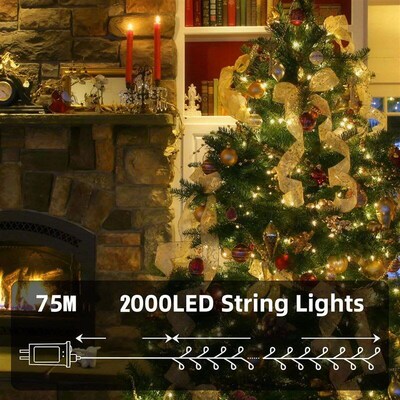 LED Firecracker String Lights EU/US DC Power Remote Control