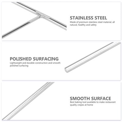 Stainless Steel French Crepe Spreader Pancake Like Batter Sp