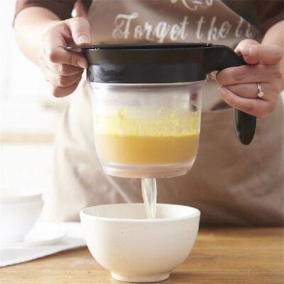 Cooking Fat Separator with Bottom Release Soup Oil