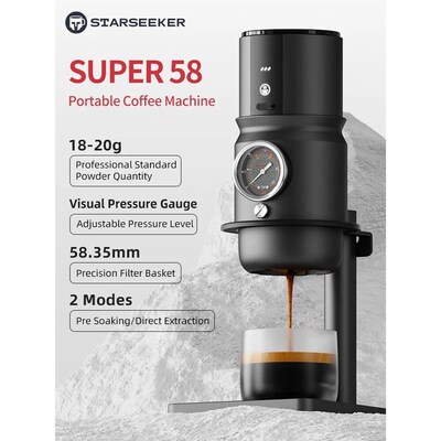STARSEEKER Super58 Portable Electric Espresso Machine Travel