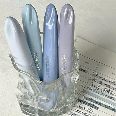 4PCS/Set Morandi Double Head Highlighters Reading Drawing Ke