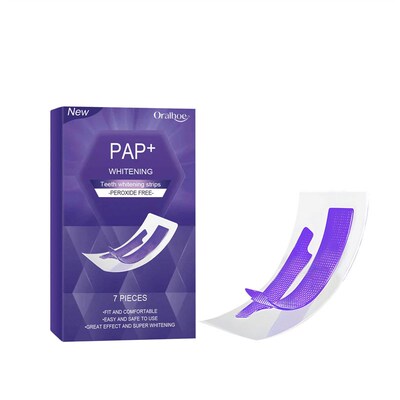ORALHOE Purple Oral Teeth Strips Gentle Freshness for Oral C