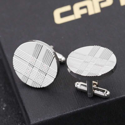Fshion Vintge Punk Striped Mens French Shirt Cufflinks cces