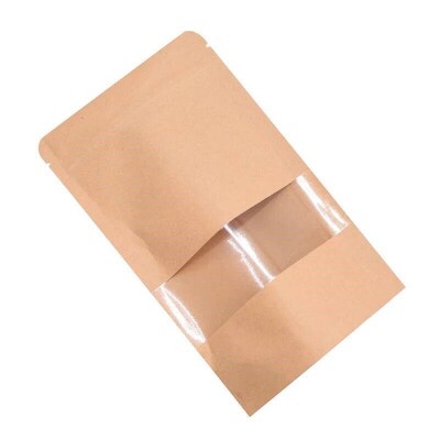 10Pack Small Gift Bags Paper Kraft Paper Candies Bags with Z