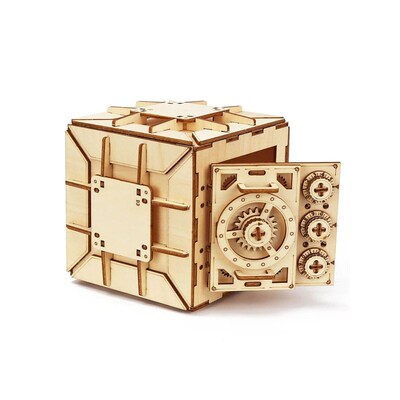 Wooden Puzzle DIY Locker Puzzle Box with Combination Mode