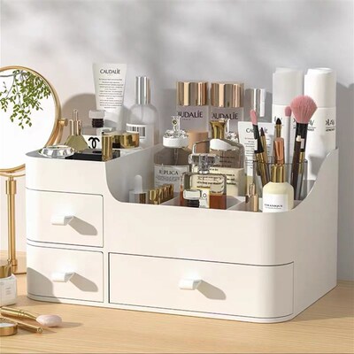 desk organizer desktop makeup box storagebox化妆品收纳盒