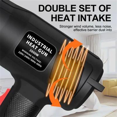 2000W Hot Air Gun High Power Temperature Regulating Industri