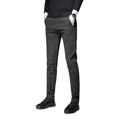 Casual Pants Mens New Autumn an Winter Stetch Slim Fit Men