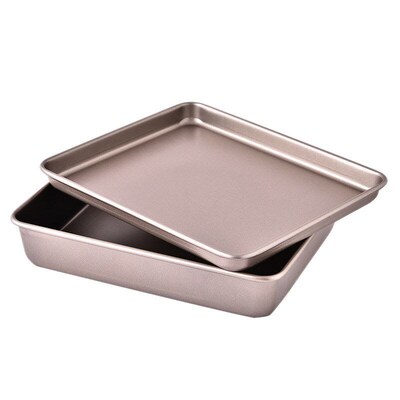 9 11 inch Pizza Square Cake Pan Mold Tray Oven Baking Mould