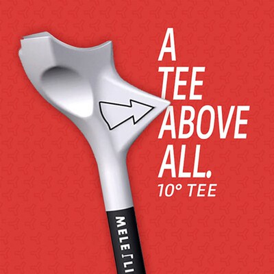 10pcs/box Durable Plastic Golf Tees golfers gift Enhance Gol