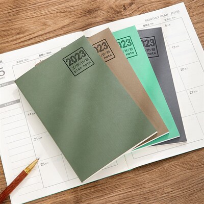 weekly monthly planner 2023-2024月计划本 b5 schedule book