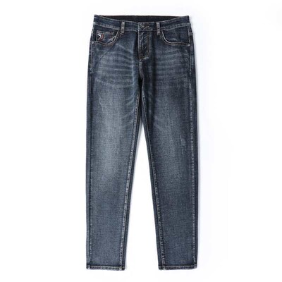 Jeans Mens Spring New Slim-fit Casual Stetch Light Color te