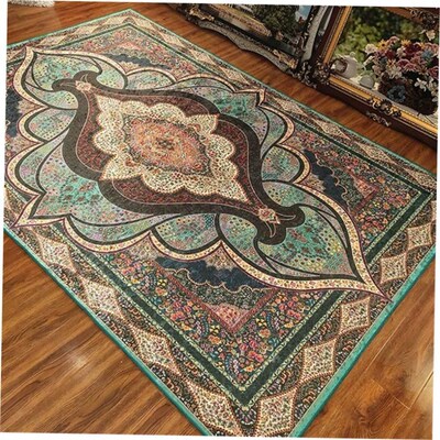 persian turkish larg carpet living room coffee table blanket