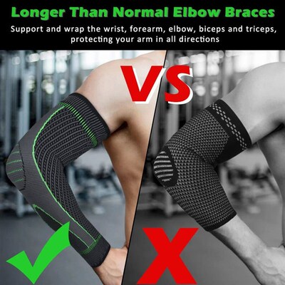 1PC Elbow Braces Compression Arm Sleeves,Non-Slip Breathable
