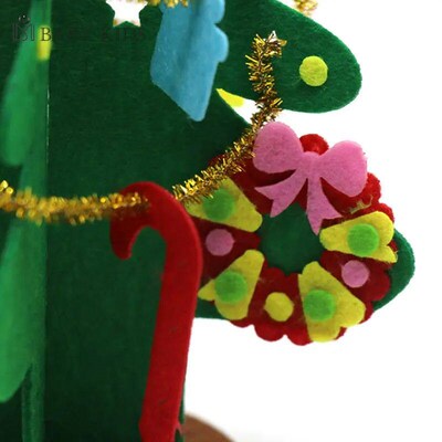 3D DIY Felt Christmas ree Kids Toys For Children Kindergarte