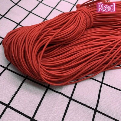 5yards 2.0mm 2.5mm Hgh Elastc Round Elastc Band Rubber Band