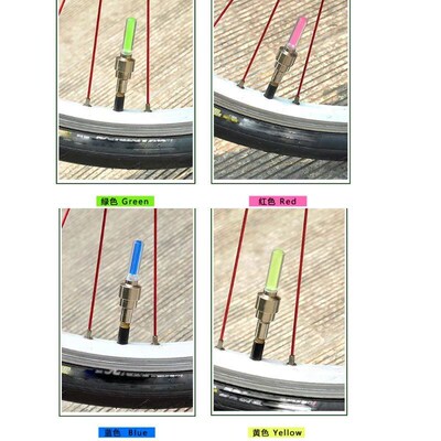 Bicycle Wheel Valve Caps Light  Bicycle Wheel Spoke Lights