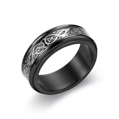 Anxiety Ring Figet Spinner Rings For Women & Men Stainless S