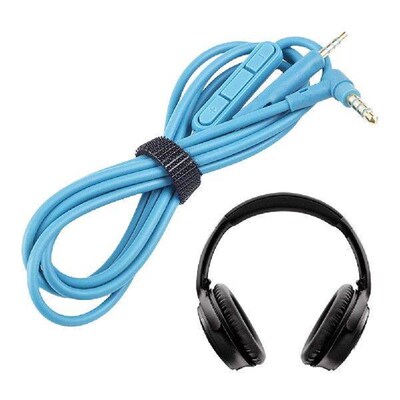 Replacement Audio Cable Cord 2.5mm To 3.5mm with Inline Mic