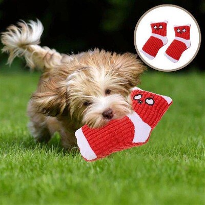 3 Pcs Stuffed Toy Small Dog Socks Pet Self-diversion