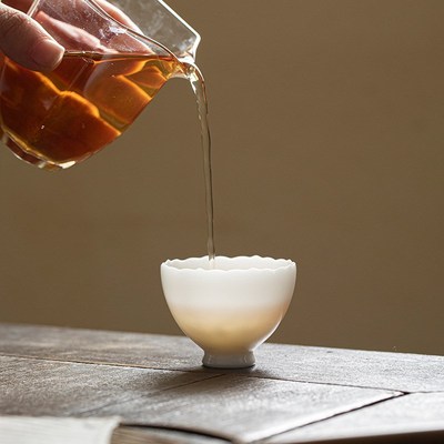 清欢丨冰种玉瓷冰清主人杯茶杯 纯手工高档陶瓷泡茶单杯品茗杯