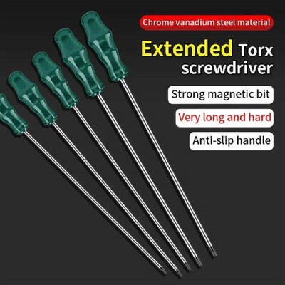 Portable 400mm Torx Screwdriver Extra Long T15 T20 T25 T30