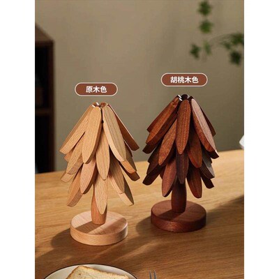 Insulating mat, tree design heat-resistant pad, dining table