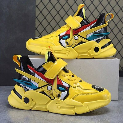 Kids Casual Shoes Boys Leather 5-15y Children Tennis Fashion