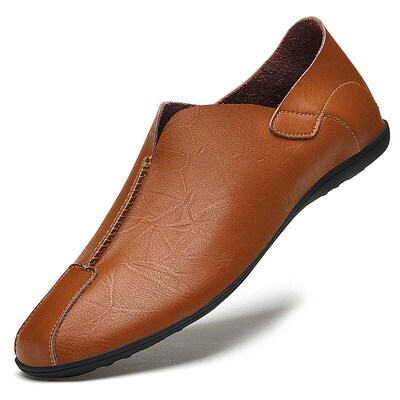 Big Size Mens Slipon Leather Shoes Soft BreathableMens Big S