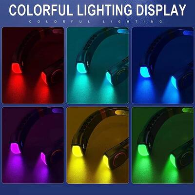 2025 Hanging Neck Fan Portable Bladeless Neck Fan Air Cooler