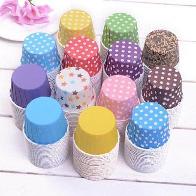 ~100Cupcake packaging high temperature resistant film rollin
