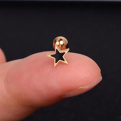 1Pcs Mini Stainless Steel Ear Tragus Cartilage Helix Piercin