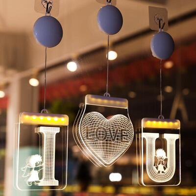 Room decoration lights 3D hanging lights night lamp 小夜灯