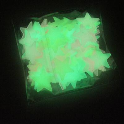Cycle 3D luminous fluorescent color stars sticker sticker th
