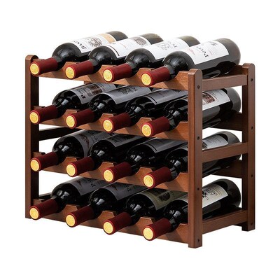 Desktop red wine rack MultiLayer household wine cabinet rack