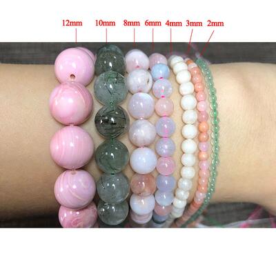 Natural Stone Green Aventurine Round Loose Beads Faceted Dro