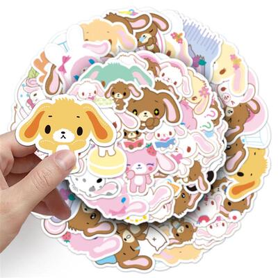 50PCS Cartoon Sugarbunnies Graffiti Stickers Cute  Dessert R