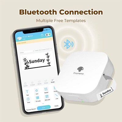 Phomemo Q30 Label Printer Mini Printer Pocket Thermal Label