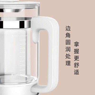 适用kiwy调奶器玻璃壶配件00毫升玻璃带盖子01玻璃壶配件