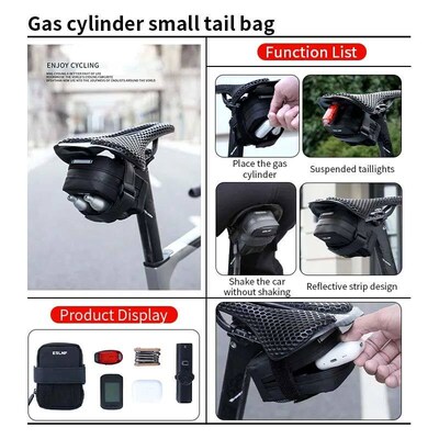 Waterproof Bicycle Saddle Bag Portable Mountain Bike Ga Cyli